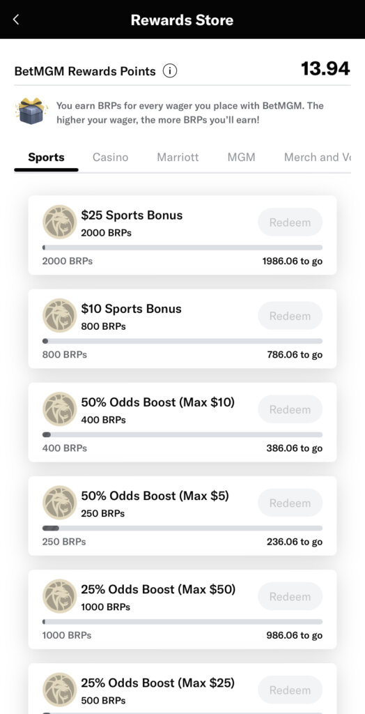 BetMGM Rewards: How to Earn & Redeem MGM Rewards Points