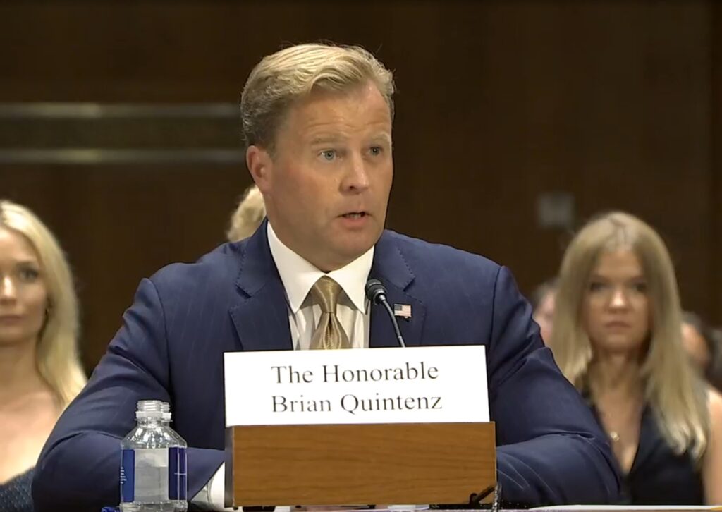 Senate Committee Delays Brian Quintenz CFTC Vote Yet Again