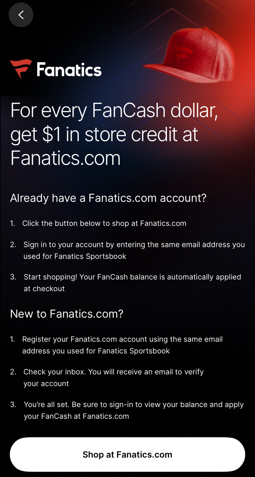 What is FanCash on Fanatics? Explaining Sportsbook Rewards